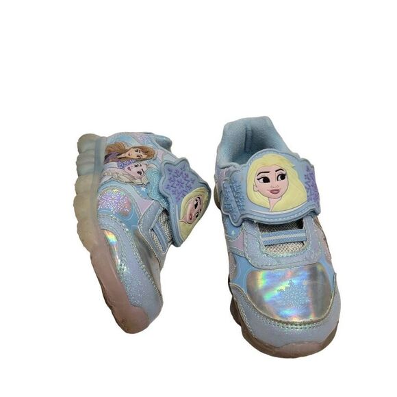 Disney | Shoes | Disney Frozen Elsa Andanna Sneaker Shoes 1 Lightup ...